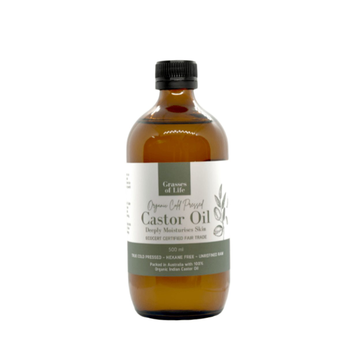 Organic Castor Oil - 500ml